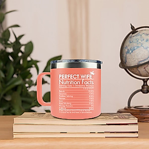 Gifts For Wife, Romantic Anniversary Love Gifts For Her, Wife, Valentines Day, Christmas, Birthday Gifts From Husband, Couples Gifts For Husband And Wife, I Love You Gifts For Her, 14oz Coffee Mug