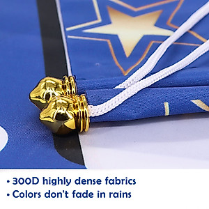 Ivenf 2023 Graduation Party Decorations, Class of 2023 Congrats Grad Banner, Graduation Porch Sign, Blue and White Graduation Decoartions Hanging Banner Photo Props for Home School Graduation Party