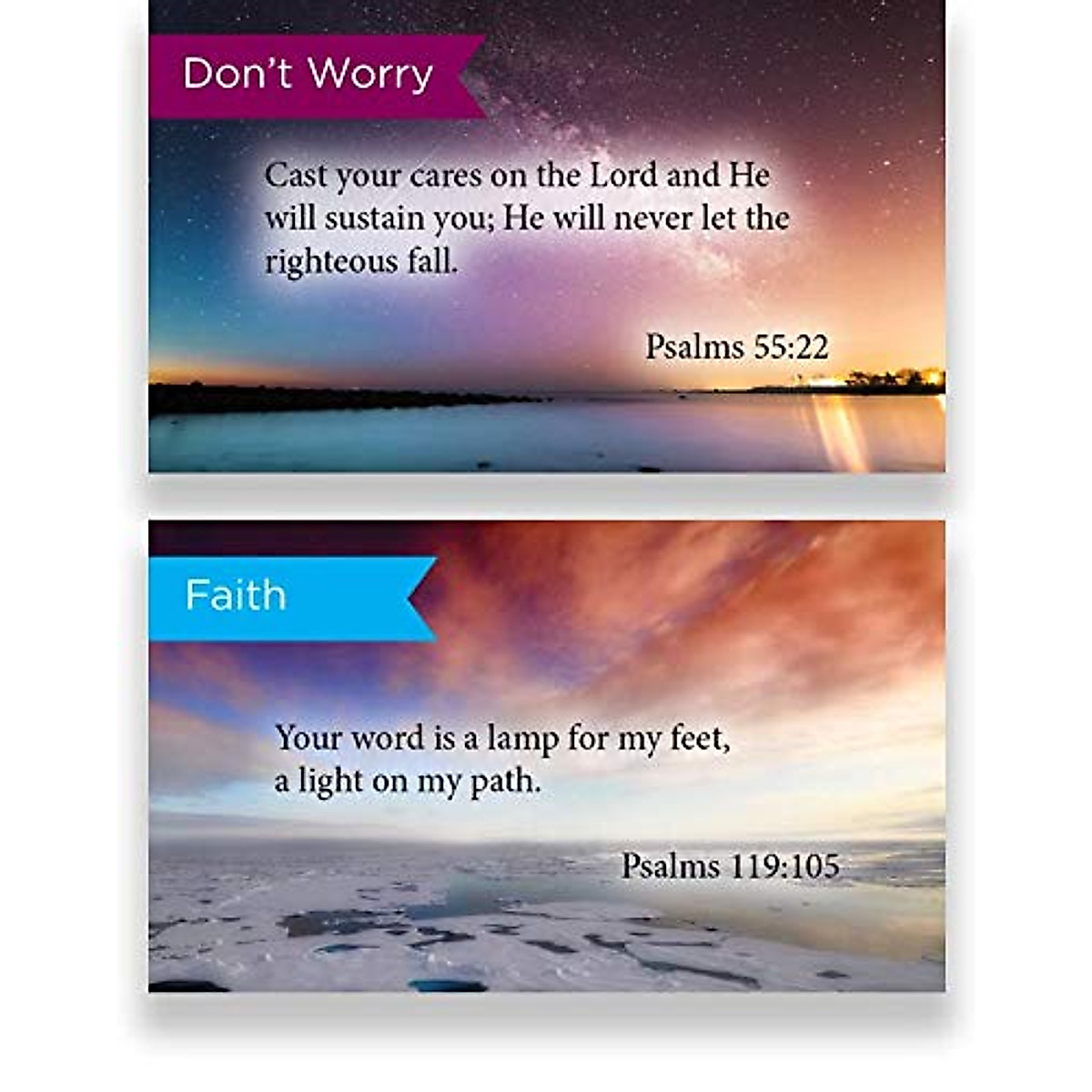 Logos Trading Post Pass Along Scripture Card Variety Pack | All 60 Designs | 1 of each Design | Pack of 60 - Assortment 13