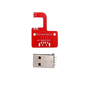 Treedix Compatible with Raspberry Pi Zero V1.3/Zero W/WH USB-Micro to USB-A Adapter USB Adapter Plug into Computer USB Port Power Supply and USB OTG Available