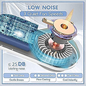 Personal Ionizer Air Purifier Wearable, Breathe Cooler Wearable Air Purifier, Wearable Clip-On Air Face Ma-sk Fan, USB Charging Bedroom Office Travel Air Purifier for Kids,Adults (Black)