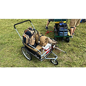 Booyah’s Cargo Stroller and Bicycle Bike Trailer Suspension Beach Sport Cart