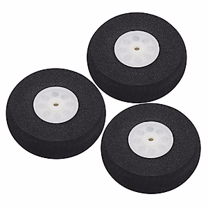 1 Set Aluminum Main Landing Gear Wheel Kit RC Airplane Cessna 182 Parts Replacement 40 Size ARF PNP