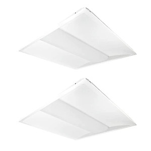 GREENLIGHTDEPOT LED Troffer Light - 2' X 2' - 40W - 2 Pack - Dimmable - (UL + DLC 5.1)