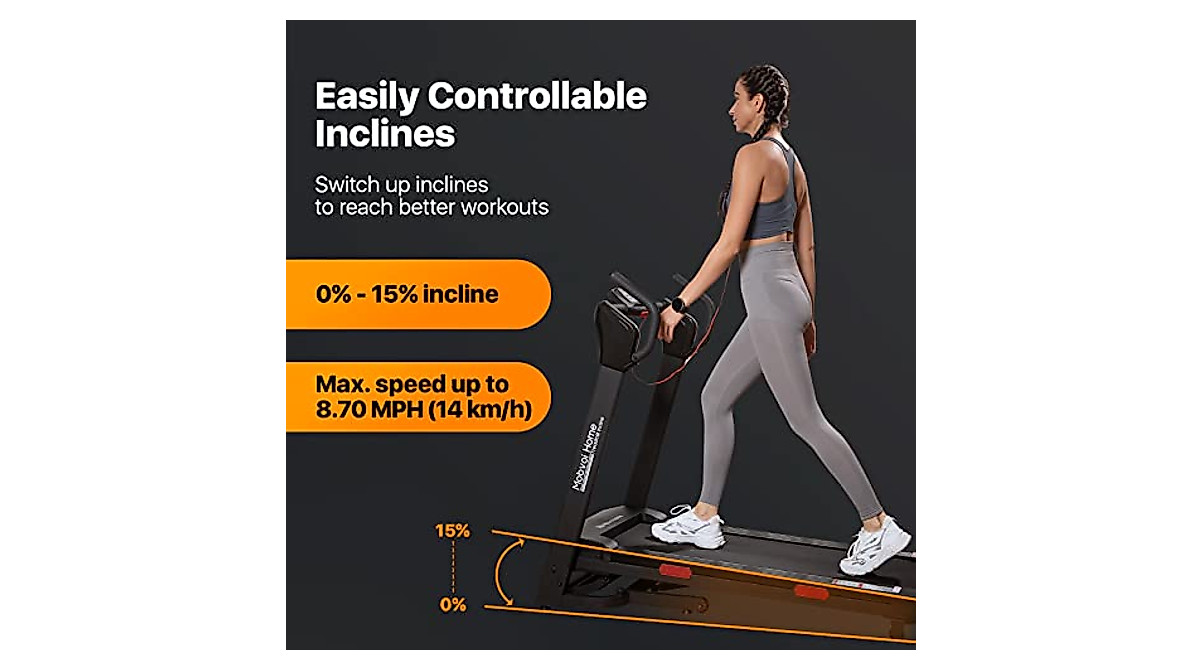 Mobvoi Home Treadmill – 3HP Folding with Bluetooth