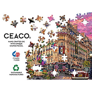 Ceaco - David Maclean - Cities - Bonjour Paris - 1000 Piece Jigsaw Puzzle