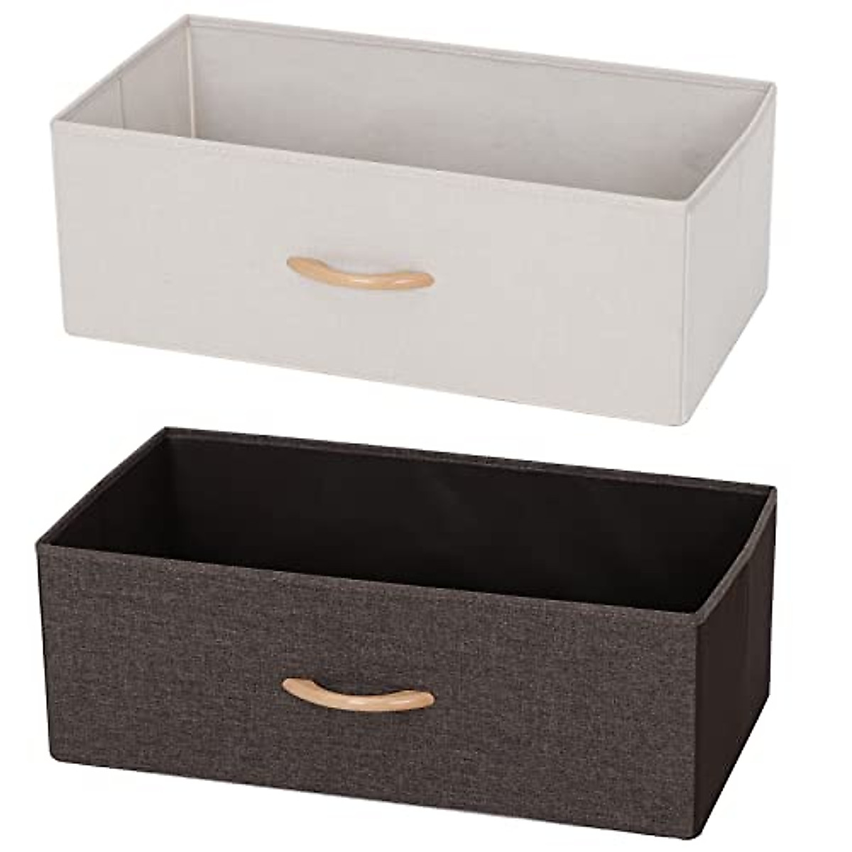 MAXCBD Nightstand Bedside Table Drawer Cabinet Bedroom Storage Dresser Bins Cabinet Removable Drawers Tower Shelf Organizer Storage Tower Dresser