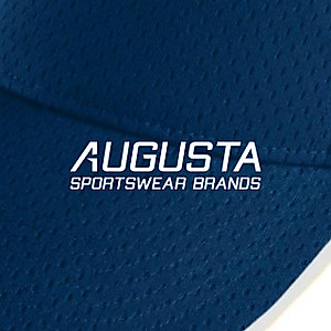 Augusta Sportswear Athletic Mesh Two-Color Visor Navy/White OS
