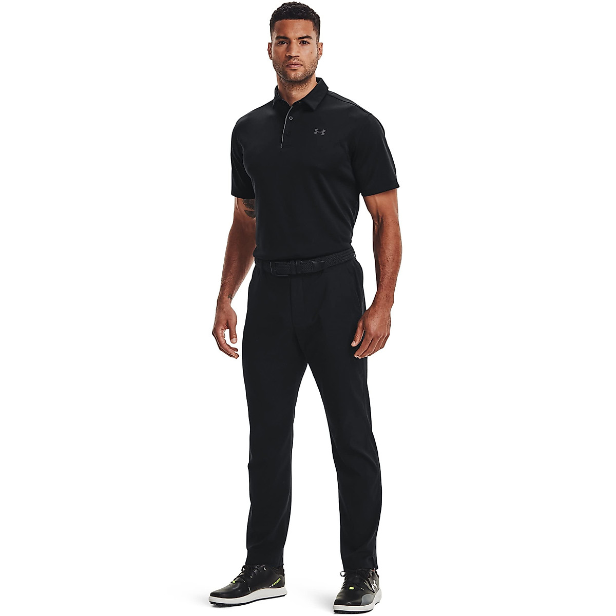 Under Armour Men's UA Tech Polo LG Black