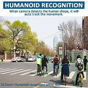 IMPORX Auto Tracking PTZ IP Live Camera, 36X Optical Zoom, 8MP 3840X2160 Outdoor IP66 Waterproof Camera, 500ft Night Vision, Motion Detection, Support Micro SD Card and P2P Support RTMP