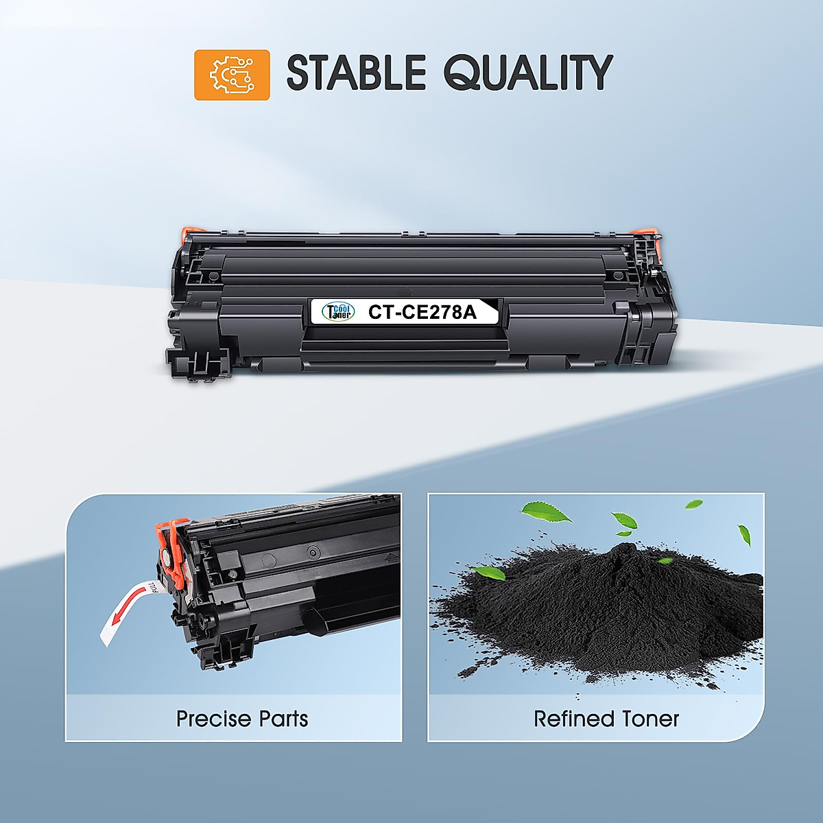 Cool Toner Compatible Toner Cartridge Replacement for HP 78A CE278A Toner HP Laserjet 1536dnf MFP P1606dn 1606dn P1606 HP Laserjet MFP M1536dnf P1566 P1560 Toner Cartridge Printer Ink (Black, 4-Pack)