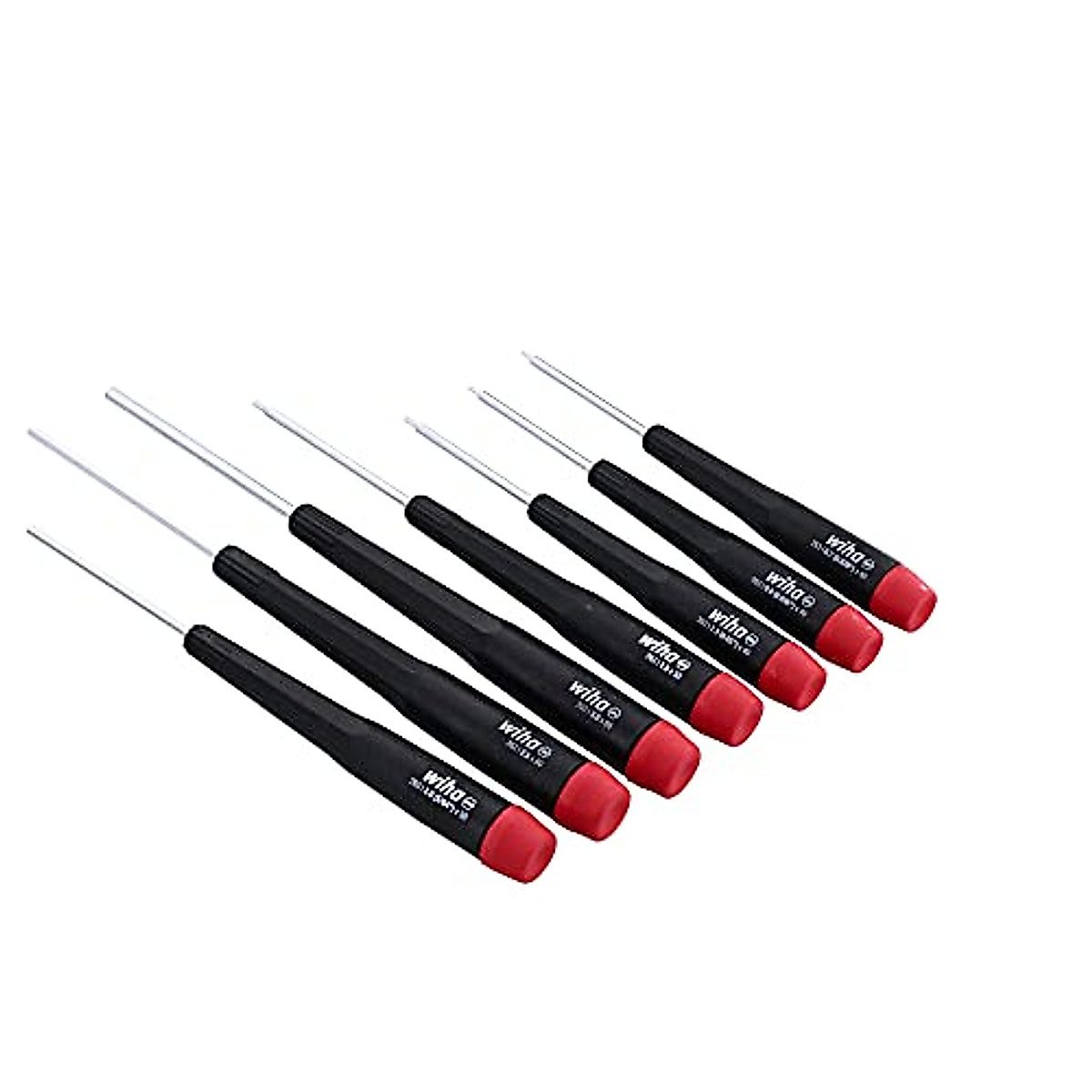 Wiha 26390 Screwdriver Set, Hex Metric With Precision Handle, .7 - 3.0mm, 7 Piece