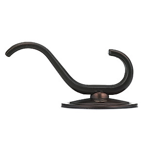 Richelieu Hardware BP84025BORB Classic Metal Hook, Brushed Oil-Rubbed Bronze