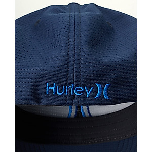 Hurley Men's Caps - H2O Dri Pismo Curved Bill Baseball Hats for Men (S-XL), Size Large-X-Large, Blue