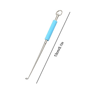 KUYYFDS 3Pcs Portable Fish Hook Remover Powerful Hook Detacher Disgorger Puller Hook Removal Tool with Silicone Handle Fishing Accessories Hook Supplies Fishing Pliers Tools