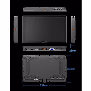 LILLIPUT FA1016/C 10.1" IPS FHD 1000:1 HDMI/VGA Supports 4K 30Hz Glass+Glass Technology Monitor (FA1016/C)