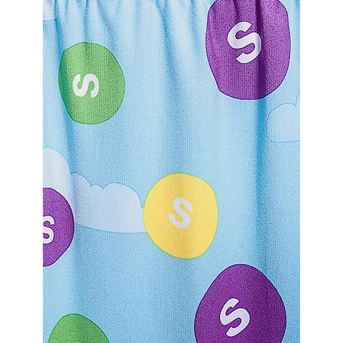 Skittles Candy in The Clouds Sky Blue Men's Lounge Pajama Shorts (X-Large)
