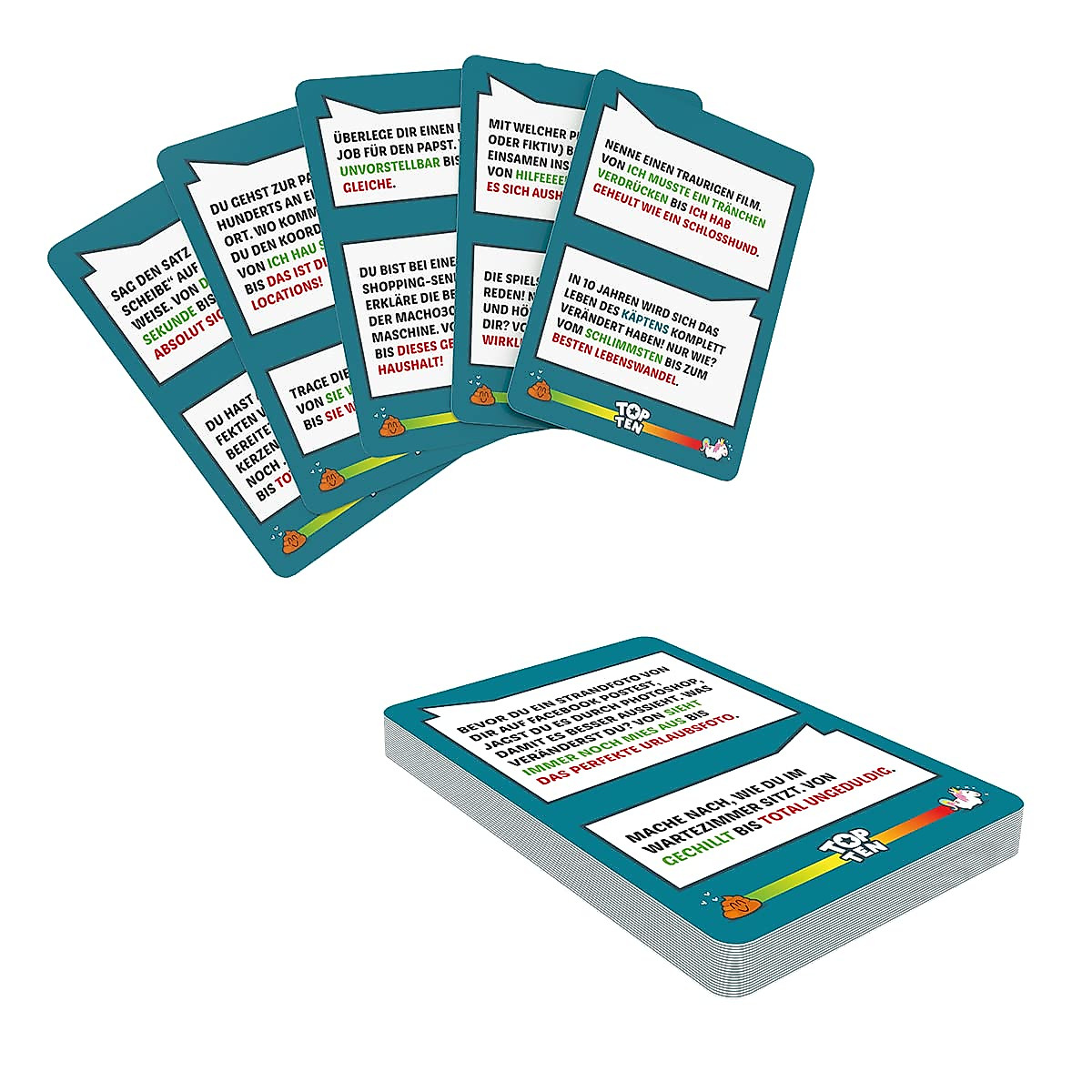 Asmodee Cocktail Games | Top Ten | Party Game | Nominated for Game of The Year 2022 | 4-9 Players | from 12+ Years | 30 Minutes | German