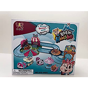 XQW Hamster Track Toys for Kids,Pets Set Toy Suitable for Ages 3, 4, 5,6,7, Kids Toy Great Gift Toddlers, Toy for Boys and Girls.(Rat Set)