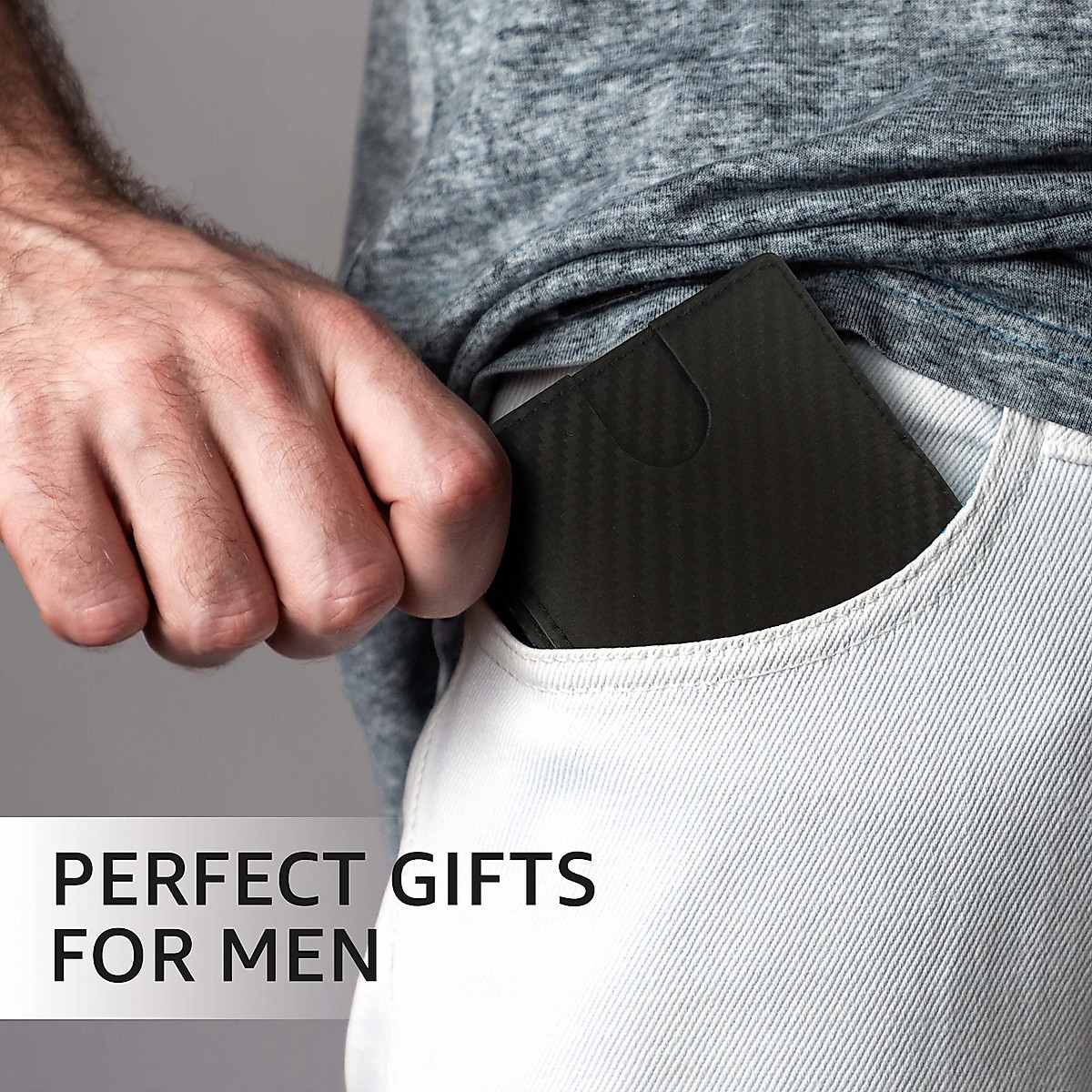 Macorner Wallet Christmas Gifts for Husband From Wife - Set Engraved Insert Card & Slim Wallet Gift Box for Men, Fiancé & Fathers Day, Valentines Day Gift for Him - Gift For Boyfriend For Anniversary