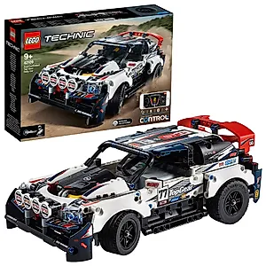 LEGO 42109 Technic Control+ App-Controlled Top Gear Rally Car Model Building Set, RC Racing Car Toy for 9 years and up