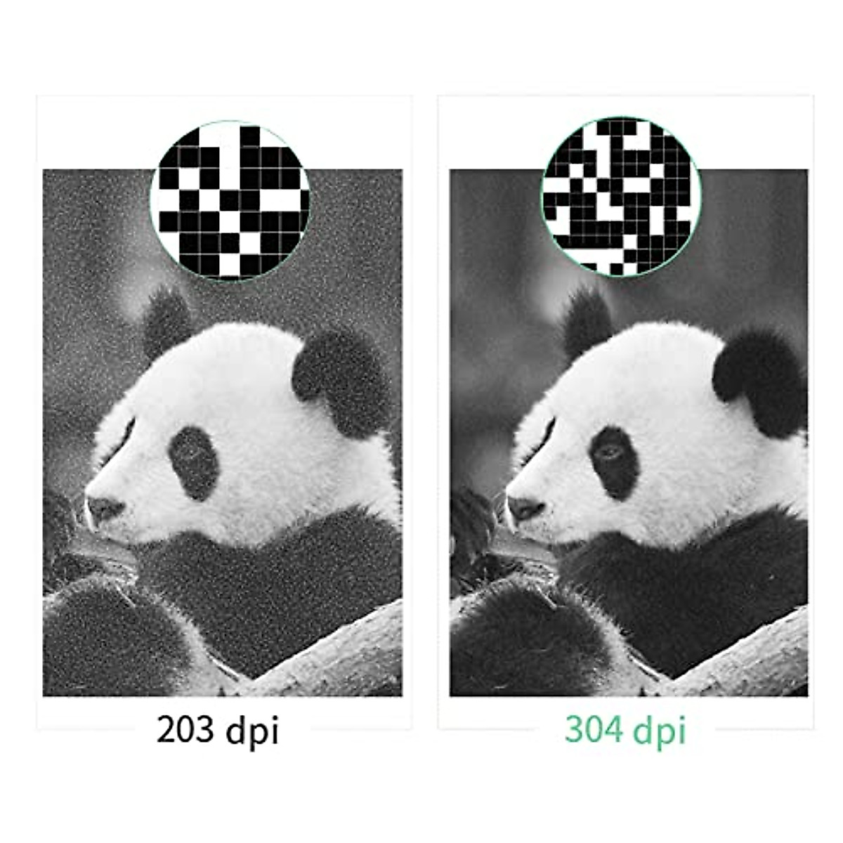 BISOFICE A6 Mini Pocket Printer HD 304DPI Wireless BT Thermal Printer Picture Photo Receipt Paper Printer Sticker AR Photo Function Inkless Printing Compatible with Android iOS Smartphone Windows