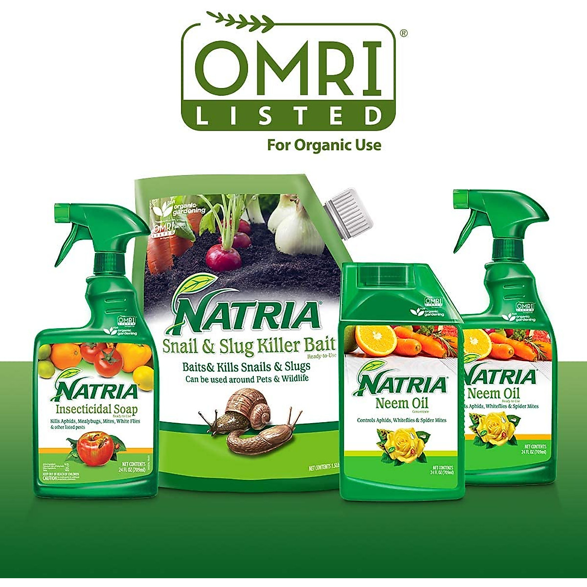 Natria 706190A Snail and Slug Killer Bait Granules, 1.5 lb