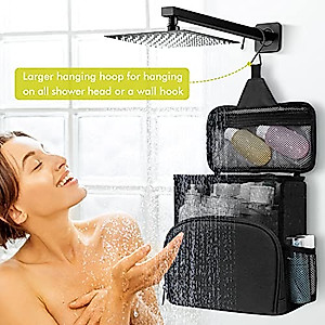 2022 NEW Shower Caddy Dorm - for Full Size Bottle & Quick Dry - Portable Shower Tote Bag Men Women,Camp,Travel,Bath,Gym - College Dorm Room Essensial Boys Girls