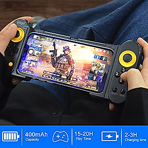 Joso Bluetooth Gaming Controller for iPhone, Android, PC, Direct Play, Stretchable, Gamepad Joystick for iPhone 14 13 12 Pro Max, Galaxy S23 S22 Ultra, iPad mini, Tablet Under 10", Fire HD 10, 8