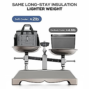 Realcool Soft Cooler Bag 35/45 Can, Collapsible Cooler Insulated Leak Proof, Large Lunch Box for Men Women, Soft-Sided Cooler for Picnic, Grocery, Beach, Camping, Travel