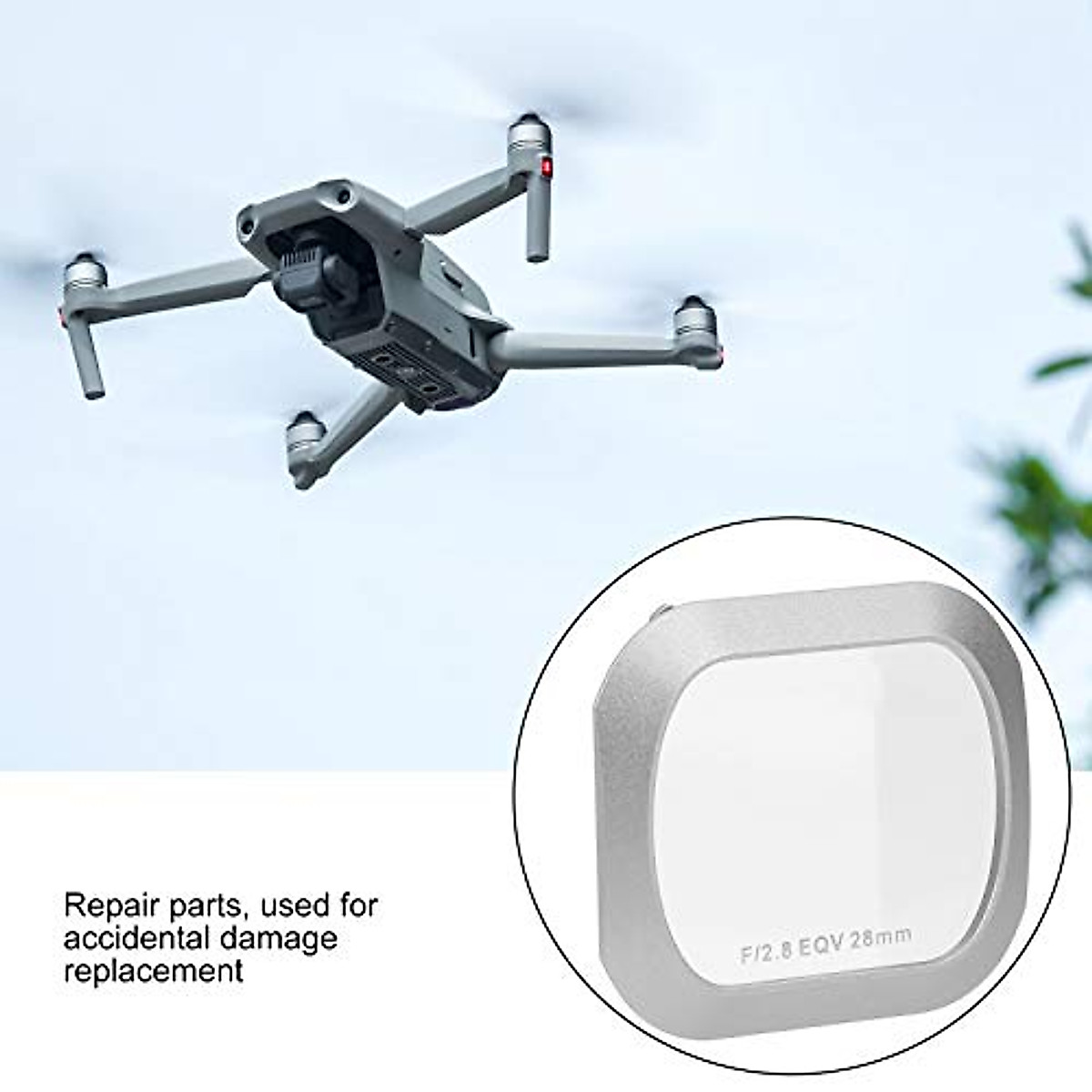 RC Drone Camera Lens,Metal Drone Camera Lens Replacement Repair Parts Compatible Drone Camera Lens for 2PRO RC Drone