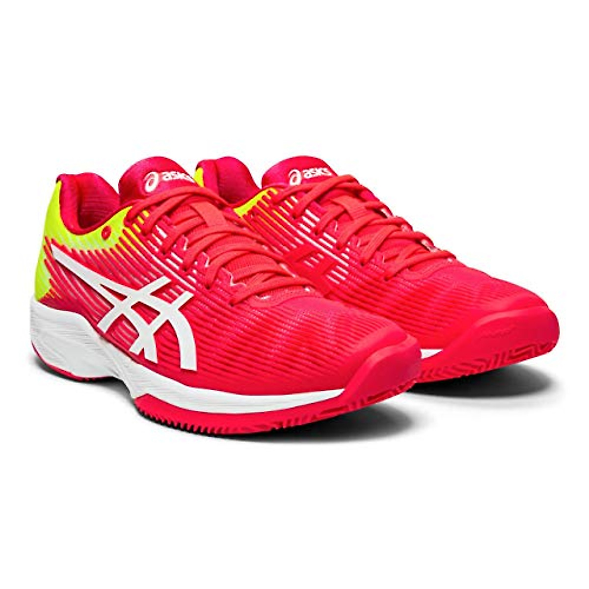 ASICS Women's Solution Speed FF Clay Tennis Shoes, Laser Pink/White, 8 M US