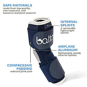 Balto Canine & Feline Hock Brace – Dog Ankle Brace - Brace with Aluminum Splints – Pre/Post Surgery Helps Support Arthritis and Unstable Joints – Back Leg Support (Extra Small)