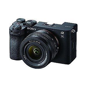 Sony Alpha 7C II Full-Frame Interchangeable Lens Camera Lens Kit - Black