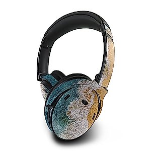 MightySkins Glossy Glitter Skin Compatible with Bose QuietComfort 45 Headphones Sea and Sand | Protective, Durable High-Gloss Glitter Finish | Easy to Apply | Made in The USA