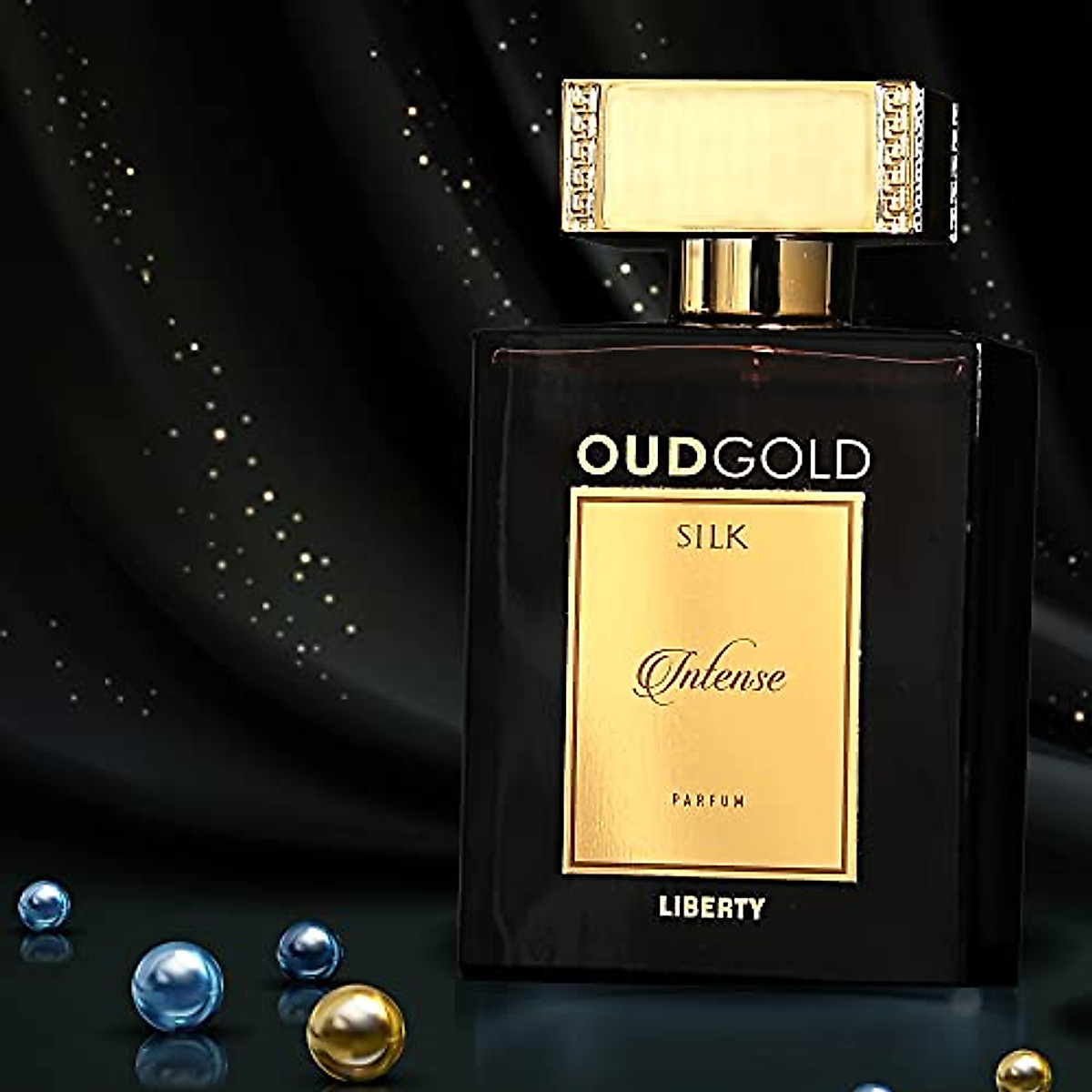 Liberty Luxury Oud Parfum for Men and Women, OudGold Intense New Edition (100ml/3.4Oz) Oud Perfume Spray Designed in France, Woody Notes, Long Lasting Oud Perfume