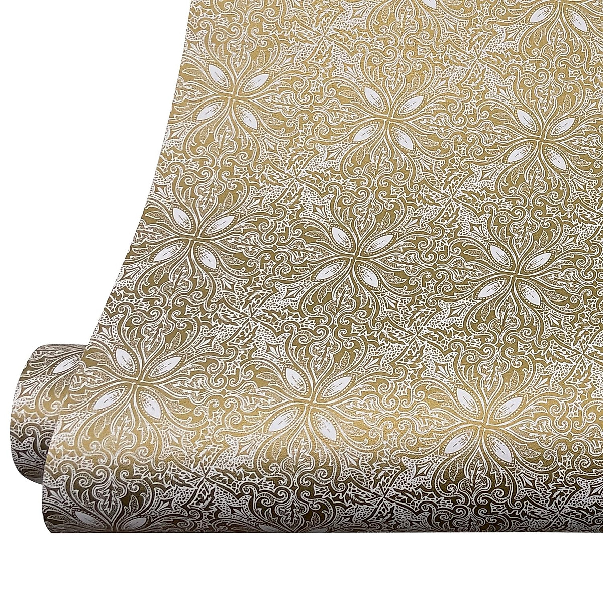 Yifely 45x300cm Retro Vines Self Adhesive Plastic Shelf Drawer Liner Moisture Proof Storage Mat