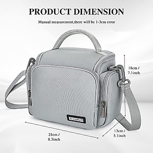 G-raphy Camera Case Bag DSLR Camera Bag Mirrorless Camera Bag Photographers with Removable Padded Dividers for Dslr Cameras, Lenses and etc