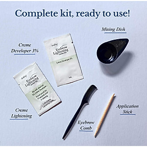 Godefroy Eyebrow Color Lightening Crème Single Use Application Kit
