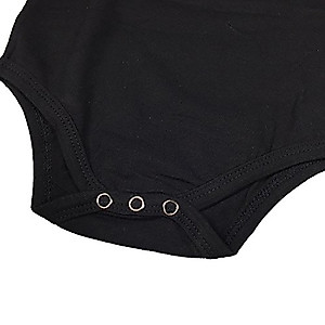 PAUBOLI Baby Fake Tattoo Sleeve T-Shirt Bodysuit Cool Custome (3-6month, Black)