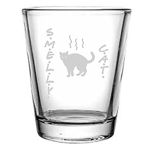 Brindle Southern Farms Friends Shot Glass Set of 4 Engraved 1.5 Ounce: Smelly Cat, Unagi, Pivot, Mmm Soup, Friends Fan Gift I'll Be There For You