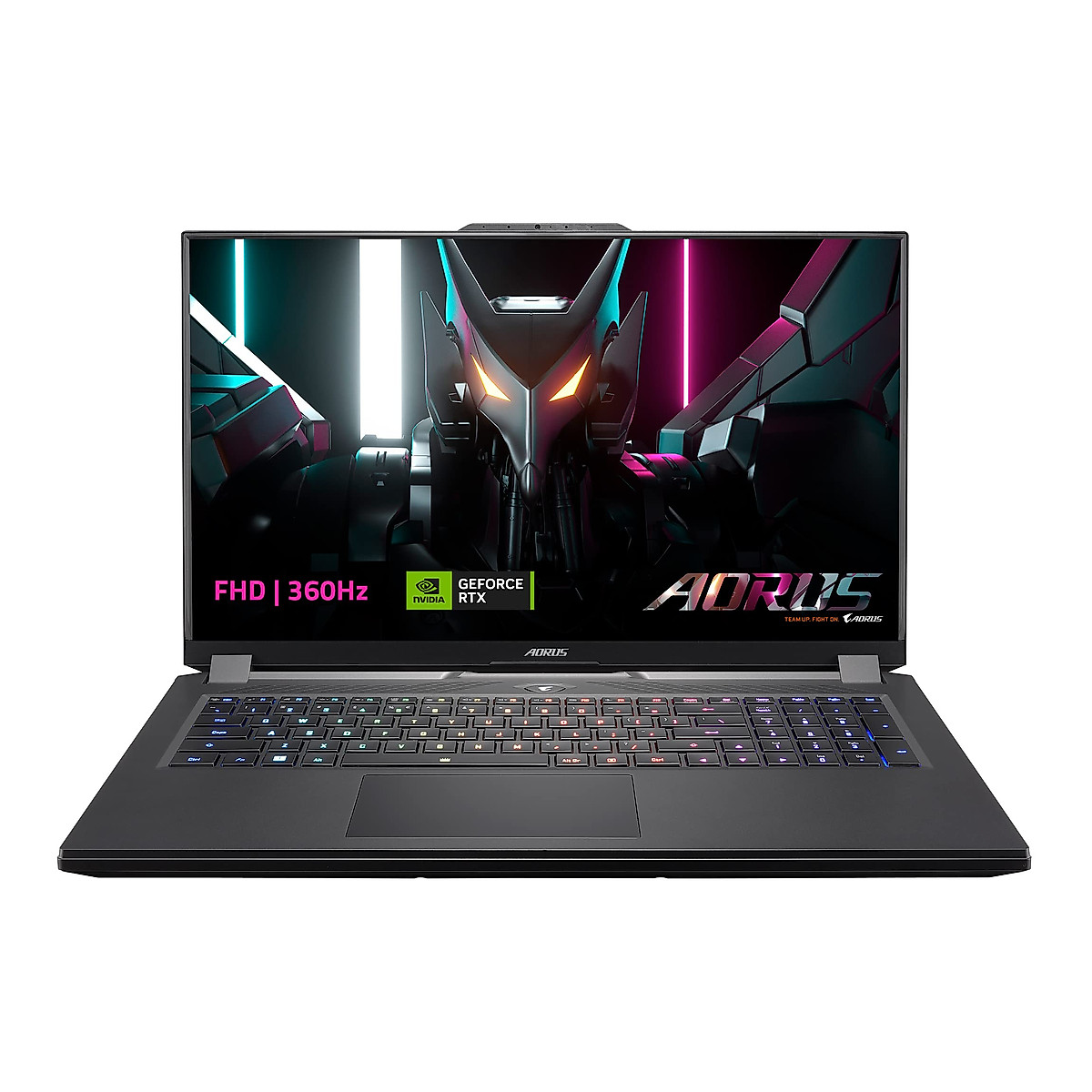 GIGABYTE AORUS 17H: 17.3" Thin Bezel FHD 1920x1080 360Hz Display, NVIDIA GeForce RTX 4080 Laptop GPU 12GB GDDR6, Intel Core i7-13700H, 16GB DDR5 RAM, 1TB SSD, Win11 Home AD (AORUS 17H BXF-74US554SH)