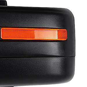 FEIPARTS Tow Mirror Towing Mirror Fits for 2004-2014 for Ford for F-150 Series Truck Pickup Towing Mirror with Left Power Adjusted Heated Turn Signal Puddle Light with Black Housing