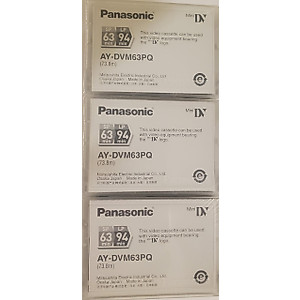 3 Mini DV MiniDV VIDEO TAPE CASSETTEs for Canon MVX20i