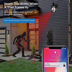 1080P Light Bulb Security Camera, 360° Panoramic 2.4Ghz & 5Ghz Wireless WiFi Camera,with Infrared Night Vision & Motion Detection & 2-Way Audio Home Camera for Baby/Elder/Pet