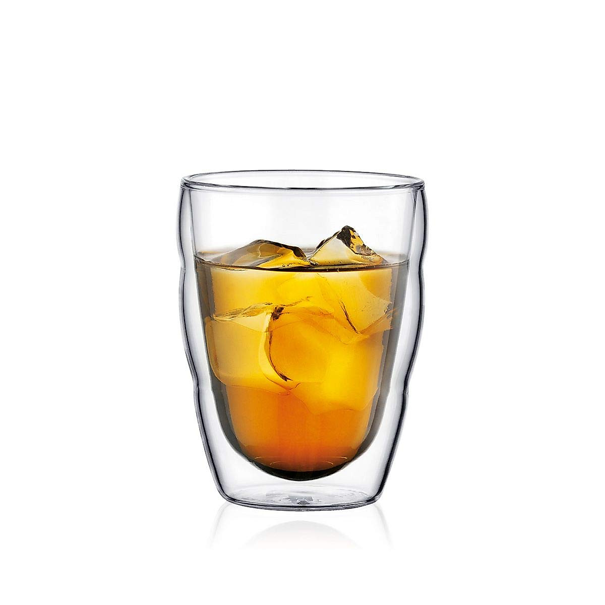 BODUM Pilatus Double, 2 Count (Pack of 1), Transparent, 8