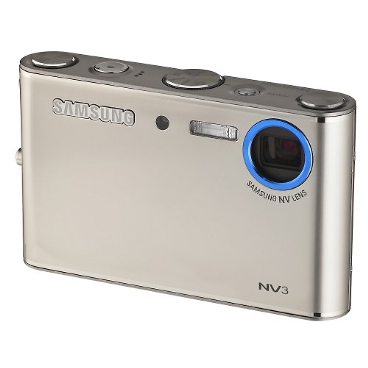 Samsung Digimax NV3 7MP Digital Camera with 3x Advance Shake Reduction Optical Zoom (Silver)