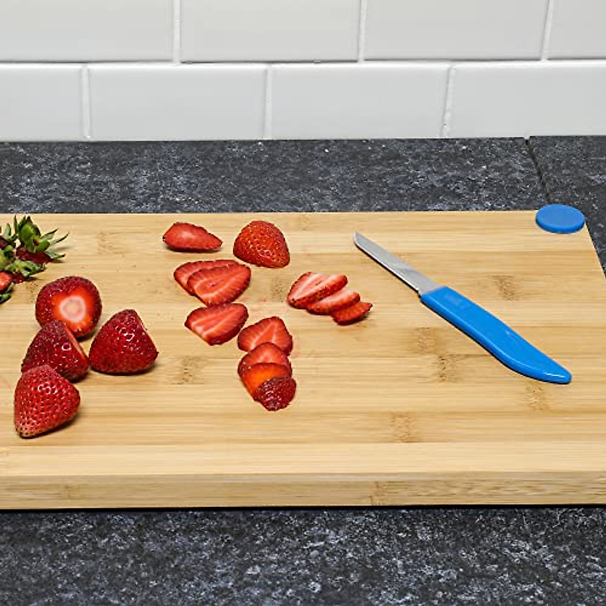 Chef Craft Select Paring Knife, 2.5 inch blade 6 inches in length 4 piece set, Assorted