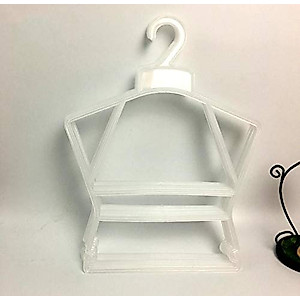 WellieSTR Economical Children's Plastic Frame Hanger Infant Frame Hangers - Pack of 20 - Size: S