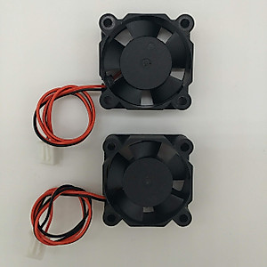 30mm 3010 30x30x10mm 1.2in. fan 12V DC Brushless Long Life Dual Ball Bearing Cooling Fan for 3D Printer,Computer or Other Small Appliances Series Repair Replacement 2Pin UL Certified (2packs 10000RPM)